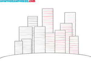 How to Draw a Town - Easy Drawing Tutorial For Kids