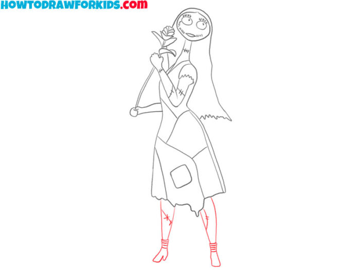 How to Draw Sally (The Nightmare Before Christmas)