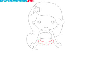 How to Draw a Cute Mermaid - Easy Drawing Tutorial For Kids