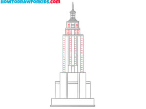 How to Draw the Empire State Building - Drawing Tutorial For Kids