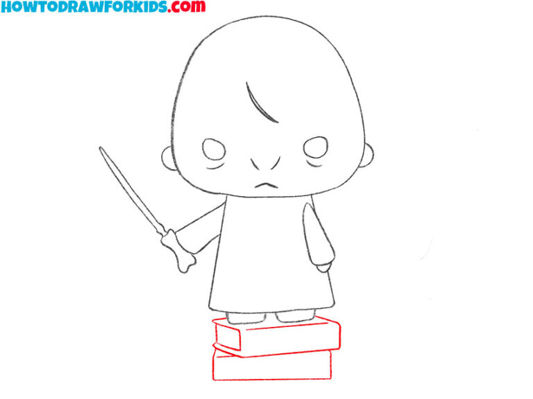 How to Draw Voldemort - Easy Drawing Tutorial For Kids