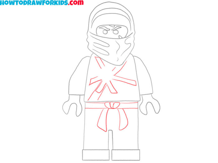 How to Draw Kai from Ninjago - Easy Drawing Tutorial For Kids