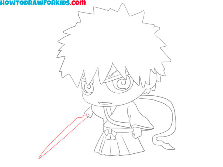 How to Draw Ichigo - Easy Drawing Tutorial For Kids