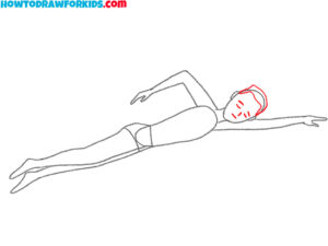 How to Draw a Swimming Person - Easy Drawing Tutorial For Kids