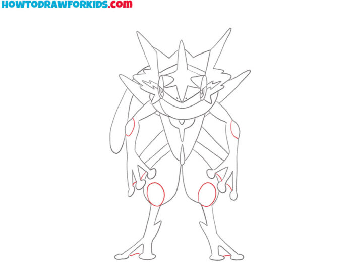 How to Draw Ash Greninja - Easy Drawing Tutorial For Kids