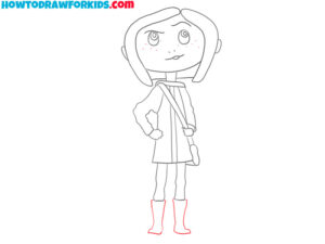 How to Draw Coraline - Easy Drawing Tutorial For Kids
