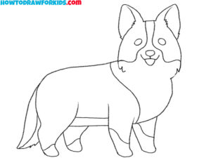 How to Draw a Border Collie - Easy Drawing Tutorial For Kids