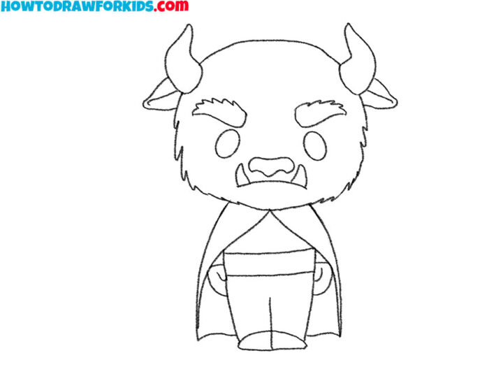 How to Draw the Beast - Easy Drawing Tutorial For Kids