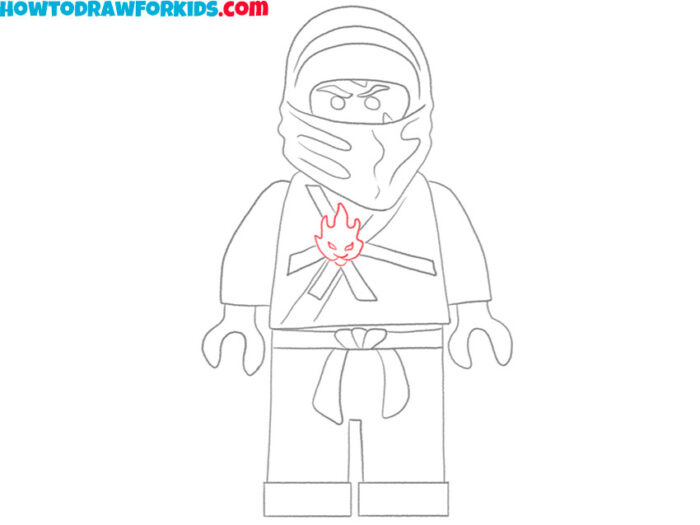 How to Draw Kai from Ninjago - Easy Drawing Tutorial For Kids