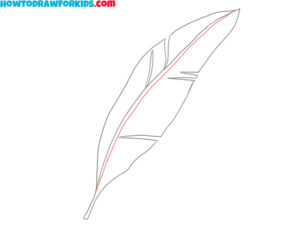 How to Draw a Palm Leaf - Easy Drawing Tutorial For Kids