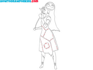 How to Draw Sally (The Nightmare Before Christmas)