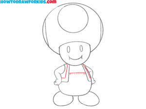 How to Draw Toad from Super Mario - Drawing Tutorial For Kids