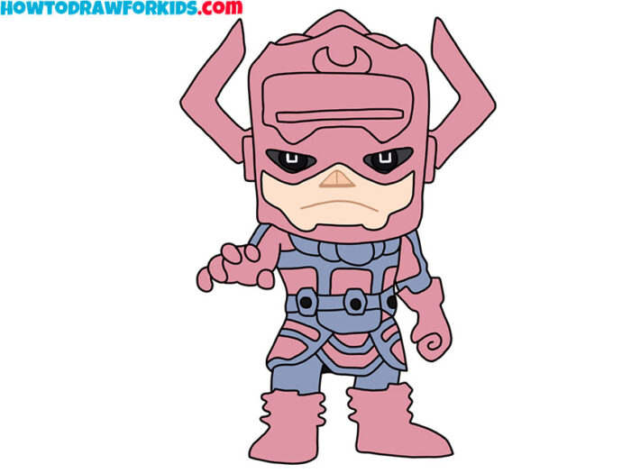 How to Draw Galactus - Easy Drawing Tutorial For Kids