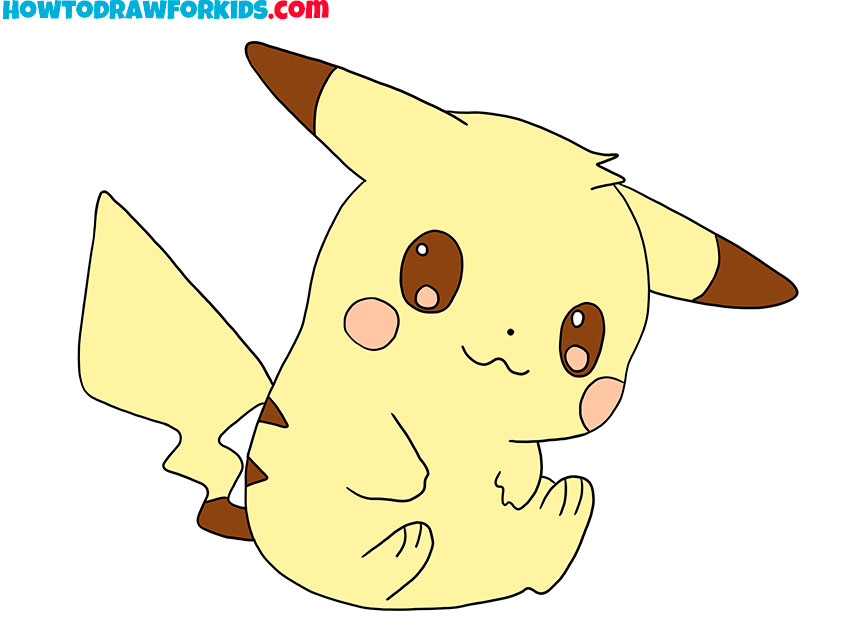 How To Draw Cute Pikachu Easy Drawing Tutorial For Kids How To Draw Cute Pikachu Easy Drawing Tutorial For Kids