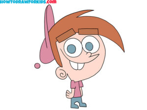 How to Draw Timmy Turner - Easy Drawing Tutorial For Kids