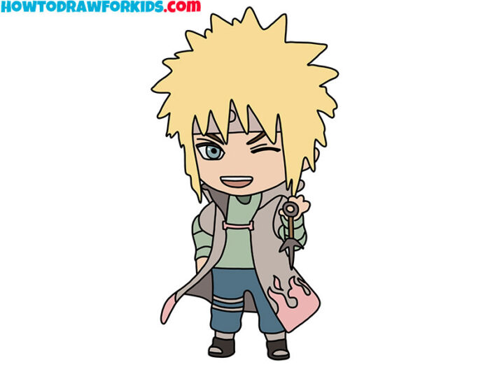 How to Draw Minato - Easy Drawing Tutorial For Kids