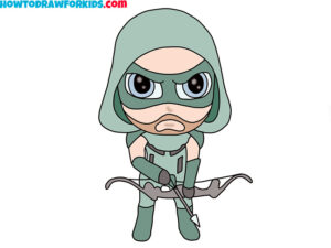 How to Draw Green Arrow - Easy Drawing Tutorial For Kids
