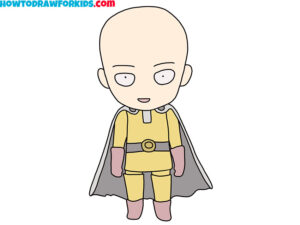 How to Draw One Punch Man - Easy Drawing Tutorial For Kids
