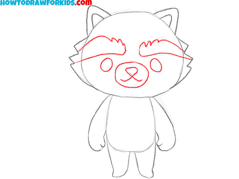 How to Draw Rocket Raccoon - Easy Drawing Tutorial For Kids