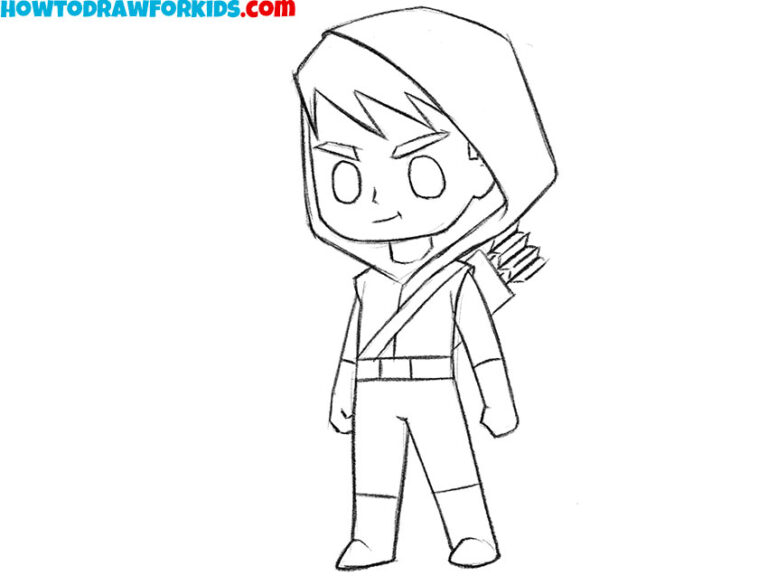 How to Draw Green Arrow - Easy Drawing Tutorial For Kids