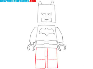 How to Draw Lego Batman - Easy Drawing Tutorial For Kids