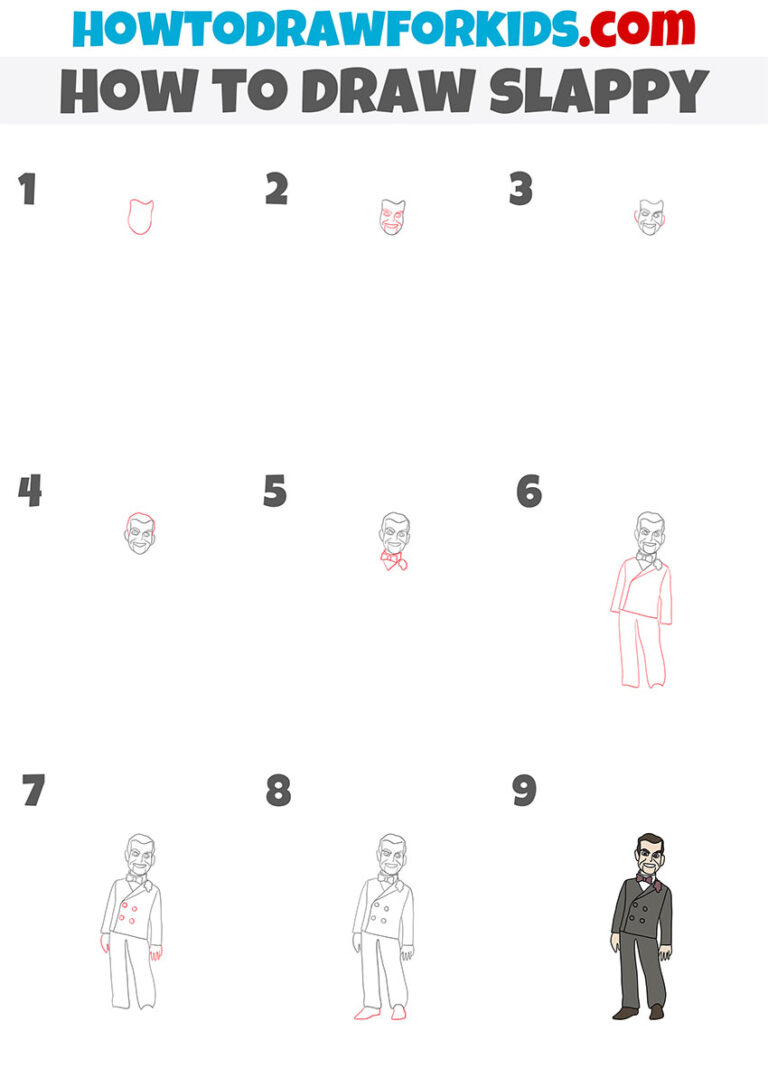 How to Draw Slappy - Easy Drawing Tutorial For Kids