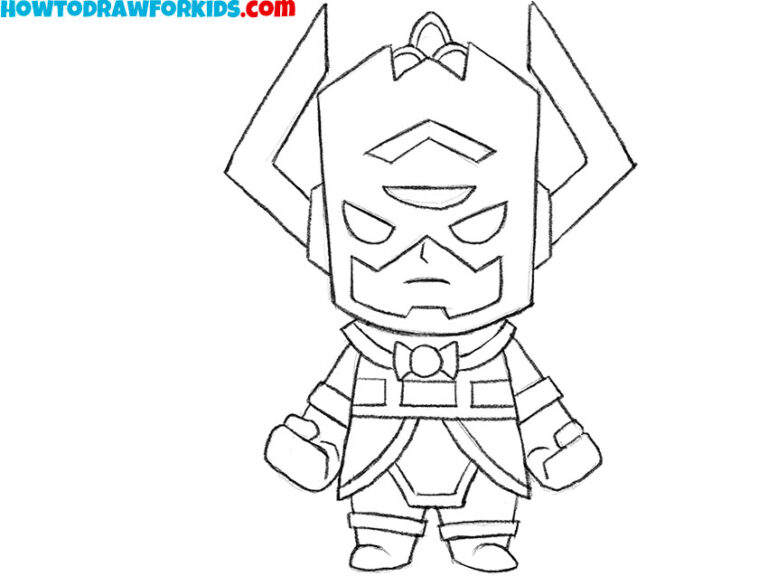 How to Draw Galactus - Easy Drawing Tutorial For Kids