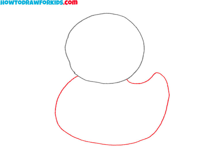 How to Draw a Duckling - Easy Drawing Tutorial For Kids