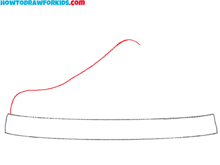 How to Draw a Cartoon Shoe - Easy Drawing Tutorial For Kids