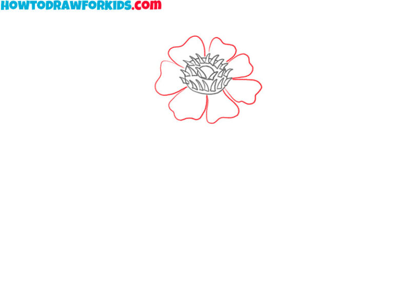 How to Draw a Marigold - Easy Drawing Tutorial For Kids