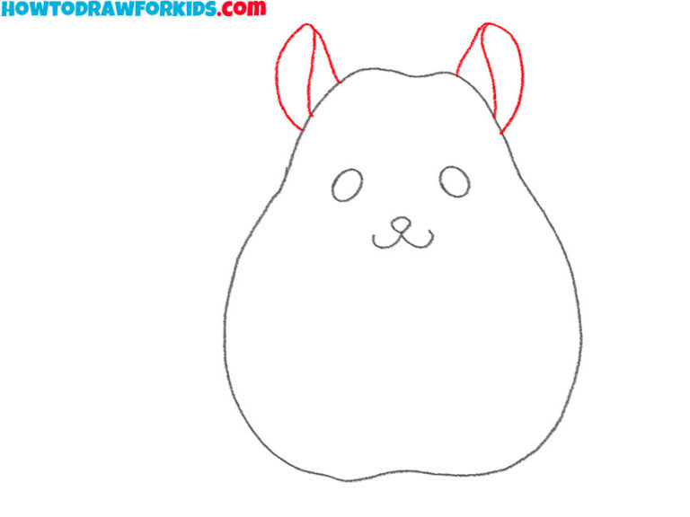 How to Draw a Chinchilla - Easy Drawing Tutorial For Kids