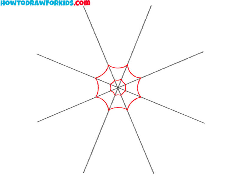 How to Draw a Spider Web - Easy Drawing Tutorial For Kids
