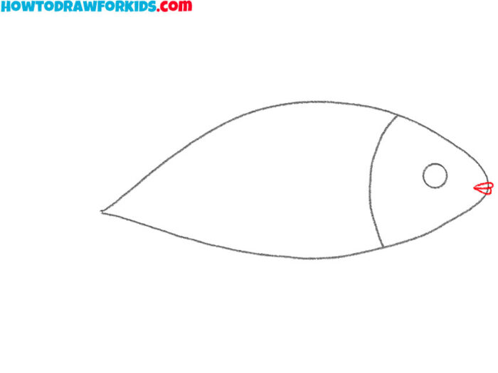 How to Draw a Small Fish - Easy Drawing Tutorial For Kids