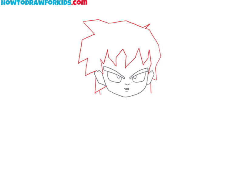 How to Draw Gohan - Easy Drawing Tutorial For Kids