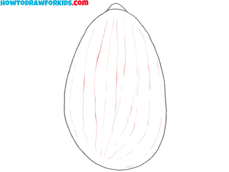 How to Draw a Nut - Easy Drawing Tutorial For Kids