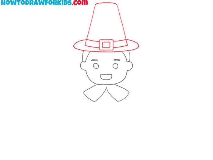 How to Draw a Pilgrim - Easy Drawing Tutorial For Kids