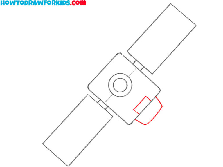 How to Draw a Satellite - Easy Drawing Tutorial For Kids