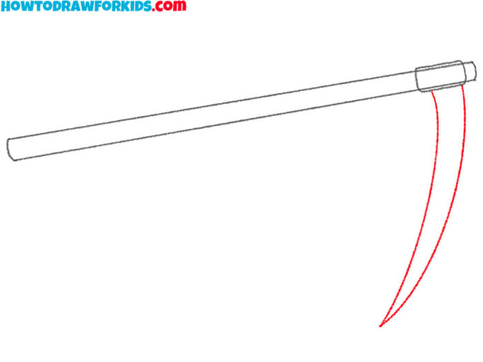 How to Draw a Scythe - Easy Drawing Tutorial For Kids