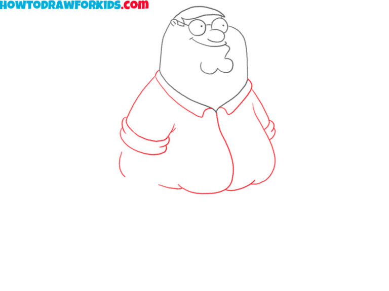 How to Draw Peter Griffin - Easy Drawing Tutorial For Kids