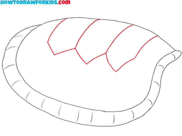 How to Draw a Turtle Shell - Easy Drawing Tutorial For Kids