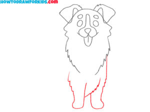 How to Draw an Australian Shepherd - Drawing Tutorial For Kids