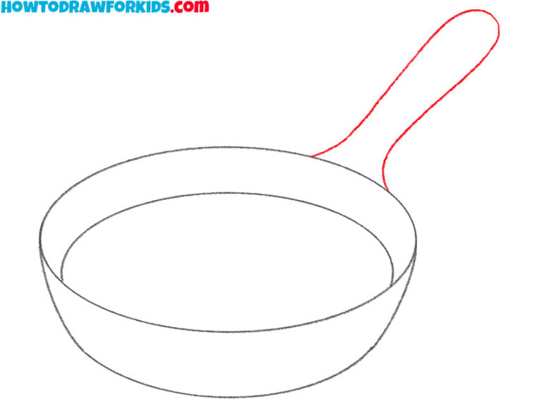 How to Draw a Pan - Easy Drawing Tutorial For Kids