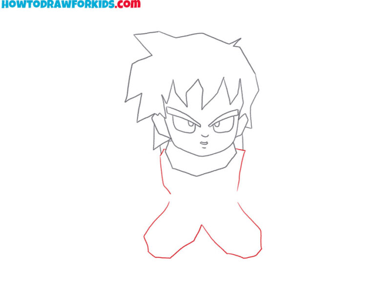 How to Draw Gohan - Easy Drawing Tutorial For Kids
