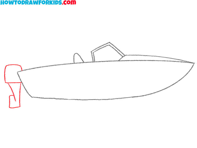 How to Draw a Speedboat - Easy Drawing Tutorial For Kids