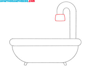 How to Draw a Bath - Easy Drawing Tutorial For Kids