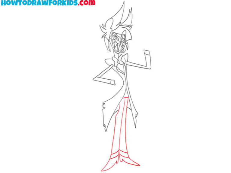 How to Draw Alastor - Easy Drawing Tutorial For Kids