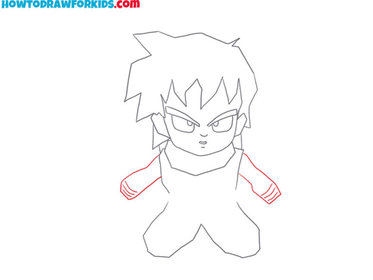 How to Draw Gohan - Easy Drawing Tutorial For Kids