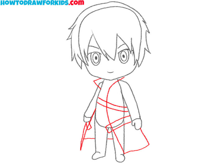 How to Draw Kirito - Easy Drawing Tutorial For Kids