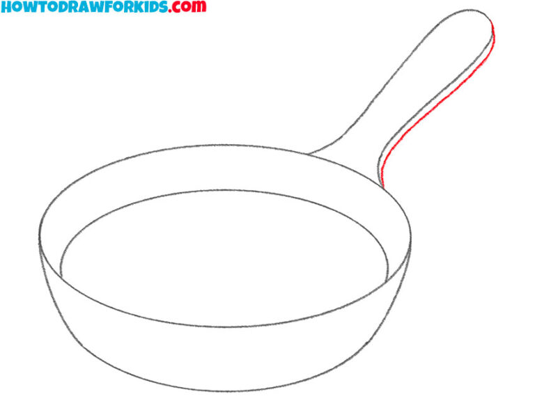 How to Draw a Pan - Easy Drawing Tutorial For Kids