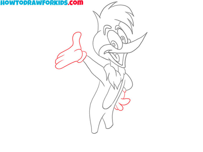 How to Draw Woody Woodpecker - Easy Drawing Tutorial For Kids